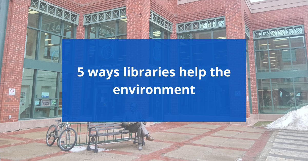 5 ways libraries help the environment